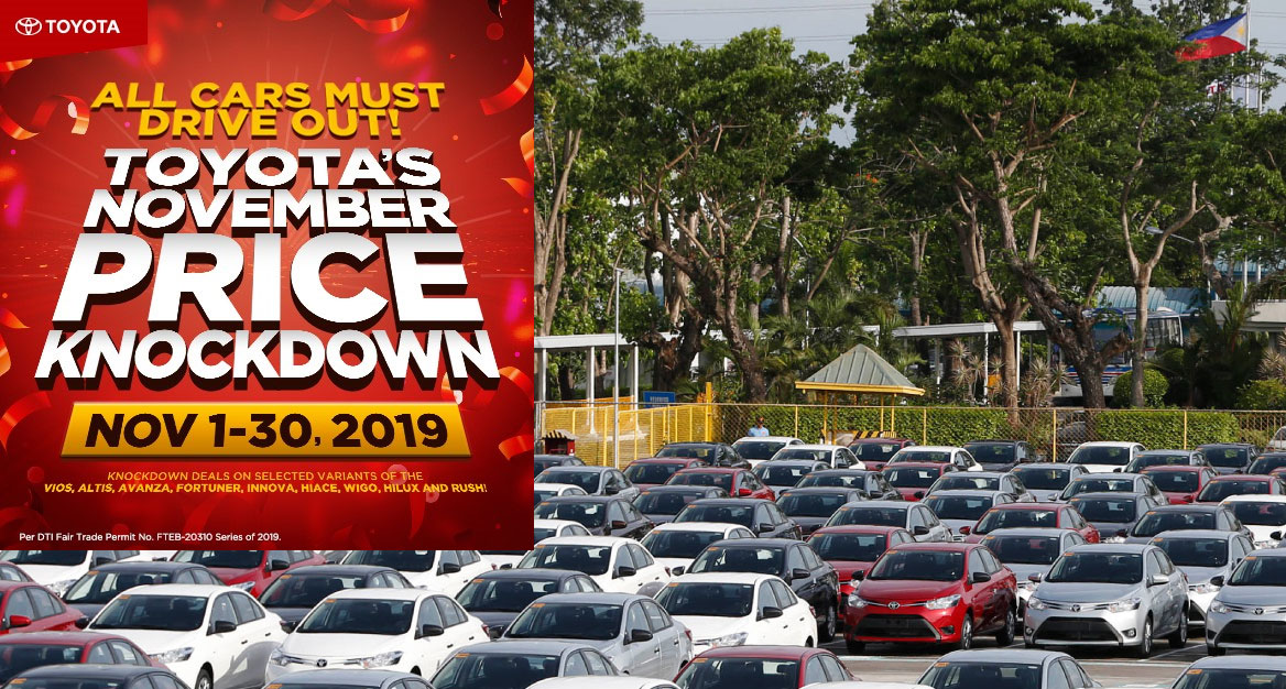 Drive your dream car with Toyota’s November Price Knockdown promo ...