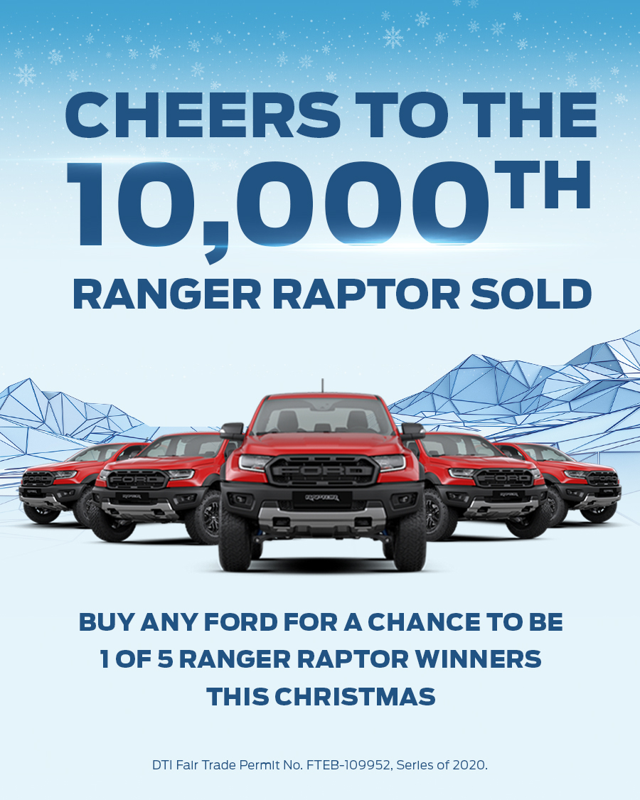 Ford Philippines Marks 10,000th Ranger Raptor Customer Milestone ...