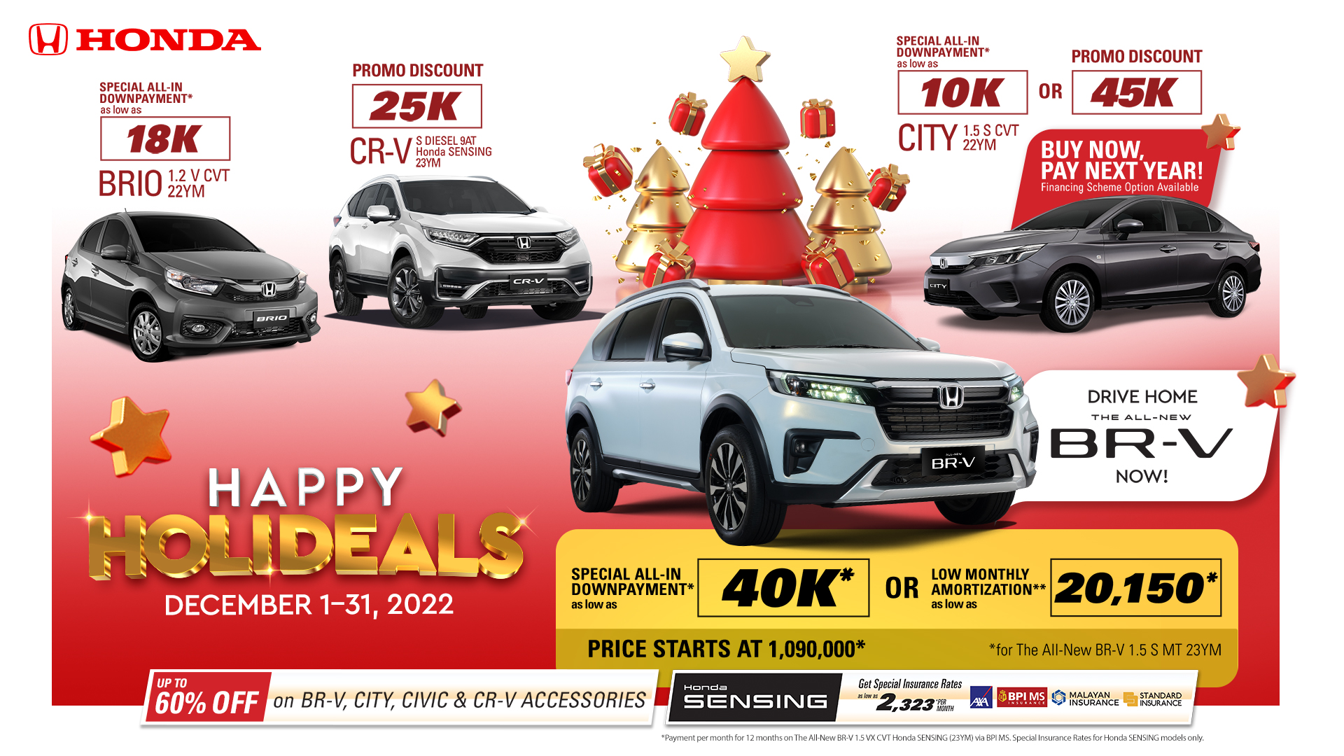 Honda Cars’ extended “Happy Holideals” promo – Motoph – motoph.com