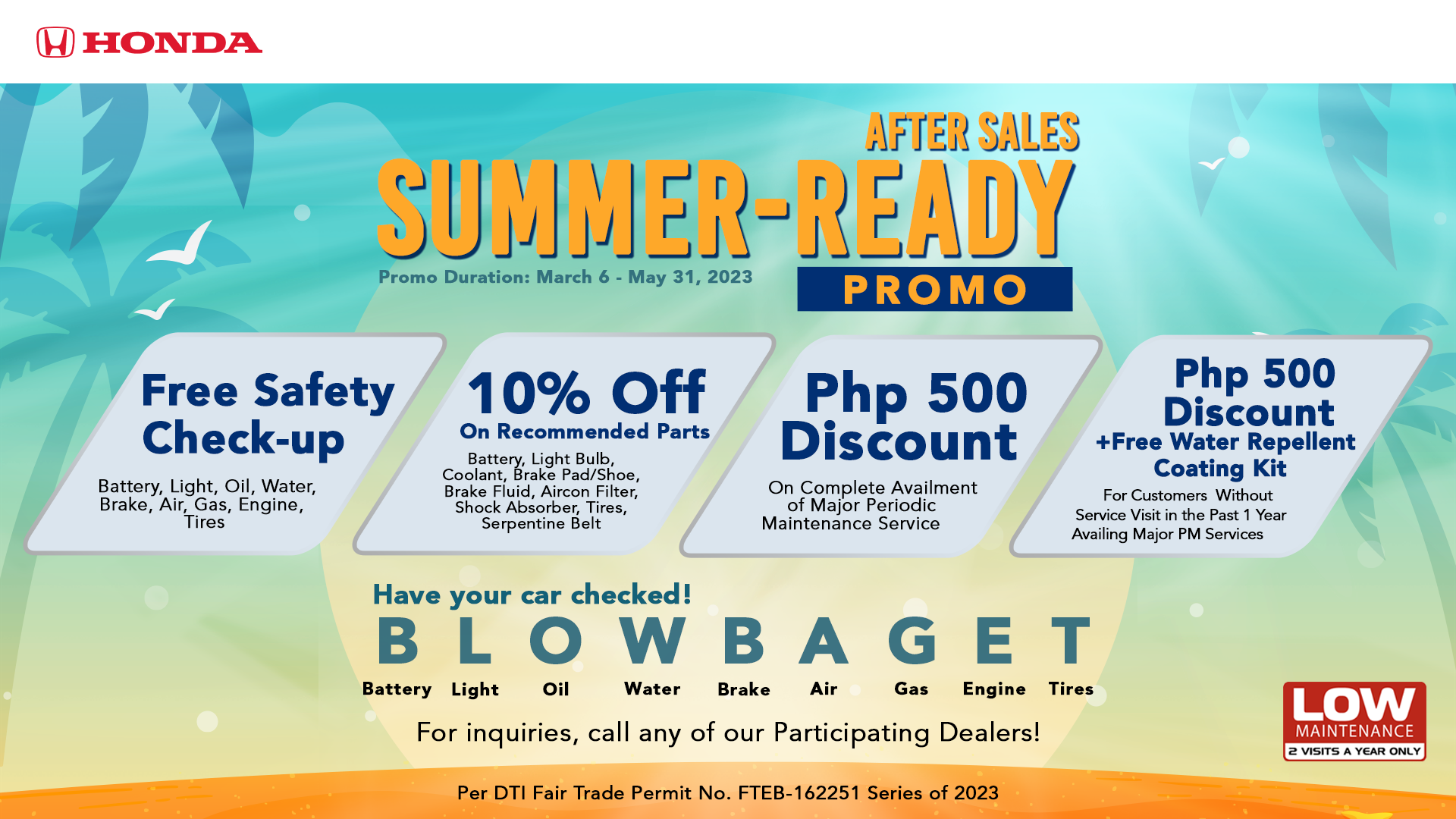 Experience worry-free road trips with Honda’s “Summer-Ready Promo ...