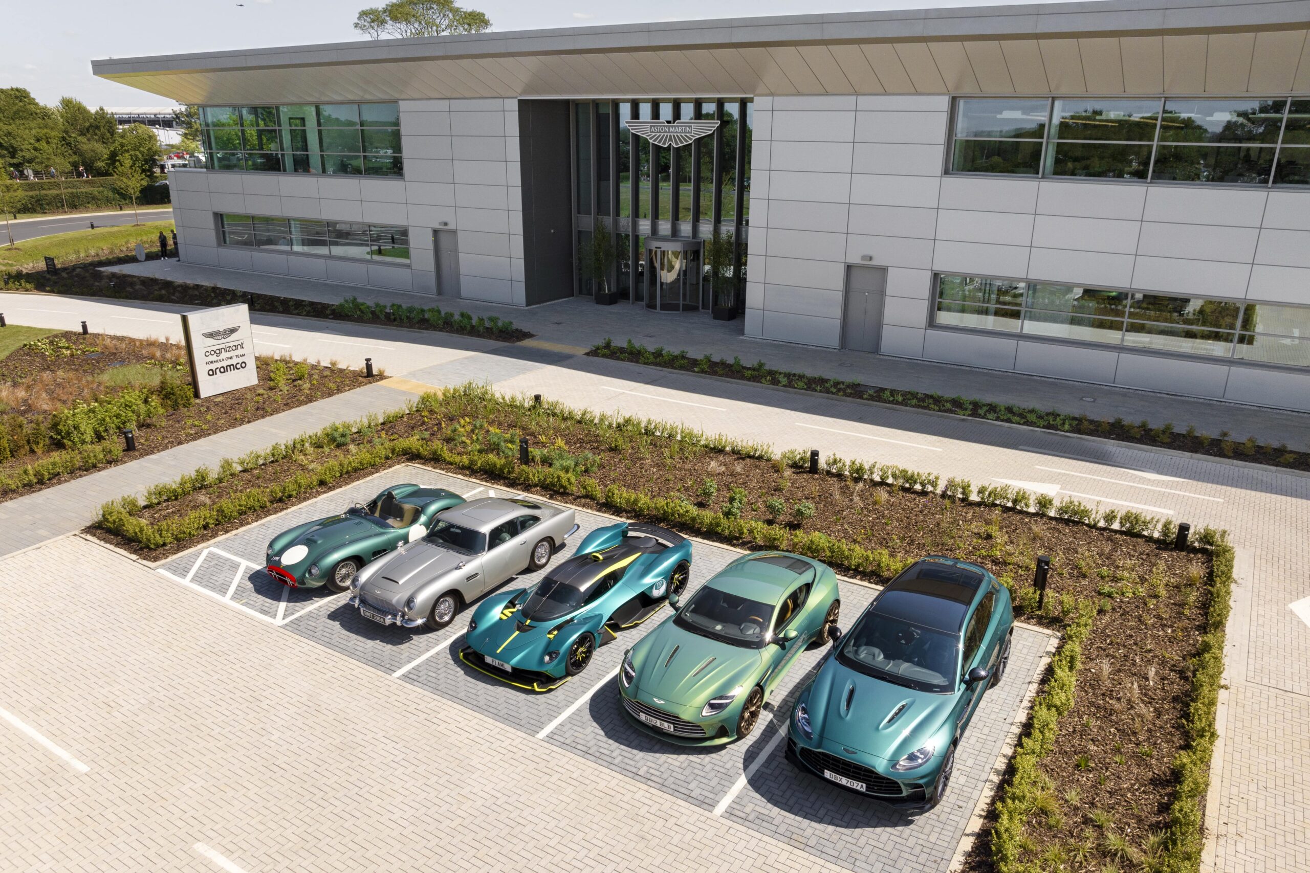 110 Aston Martins Make Historic Appearance at British Grand Prix in ...