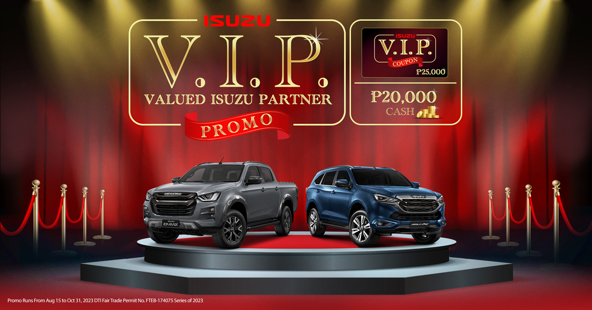 Isuzu Presents Exclusive Drive & Fly VIP Promotions for Customers ...